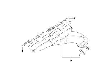 Genuine Exhaust Manifold 11 62 7 500 484 - BMW Shop