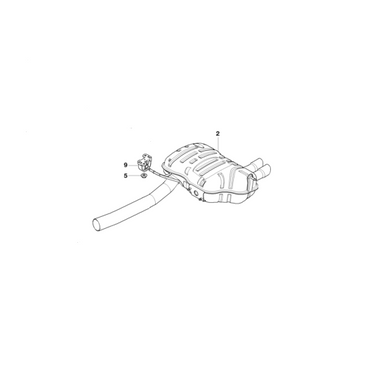 Genuine Exhaust Silencer/Muffler System Rear 18 10 7 506 470 - BMW Shop