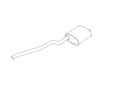 Genuine Rear Exhaust Silencer/Muffler 18 31 2 248 264 - BMW Shop