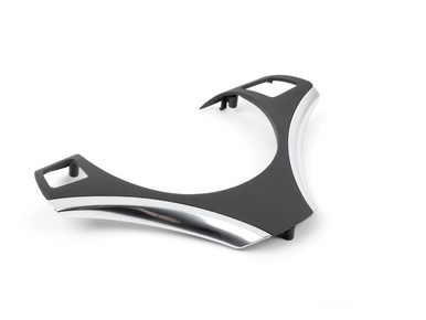 Genuine Steering Wheel Cover Trim Black+Chrome 32 30 6 795 587 - BMW Shop