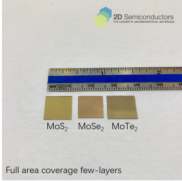 MoSe2 - Full Area Few-layer (Choose substrate) | 2D Semiconductors USA