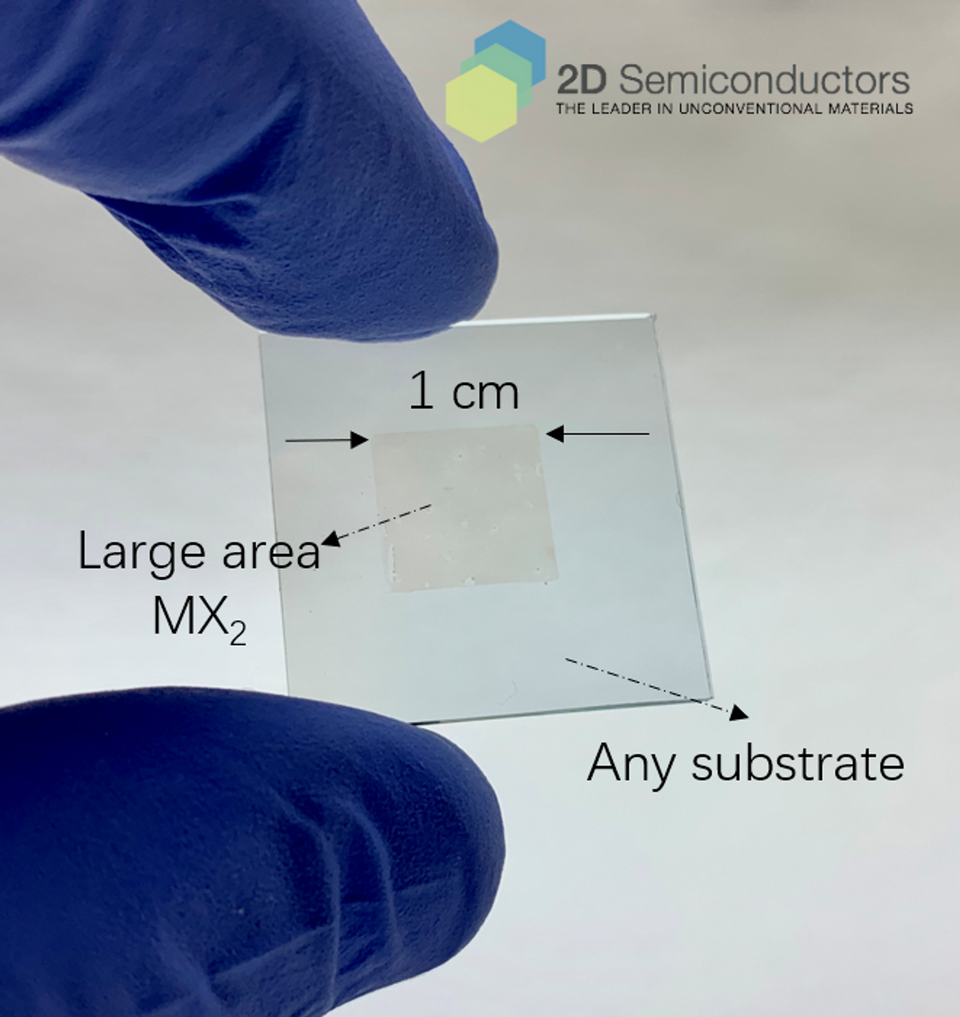 2'' wafer CVD monolayers or few-layers | 2D Semiconductors USA