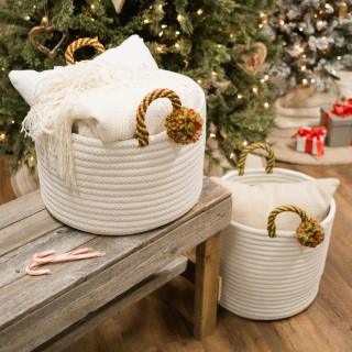 Candy Cane Basket | Colonial Mills