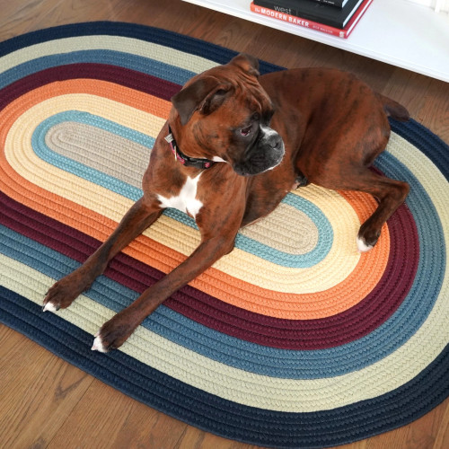 Bryson Multi-Colored Braid Rugs | Colonial Mills