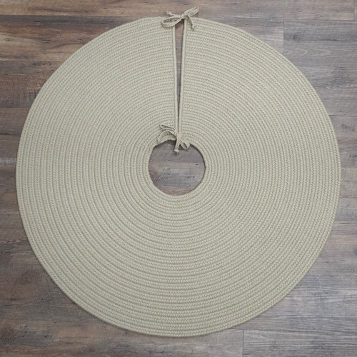Solid Braided Tree Skirts | Colonial Mills