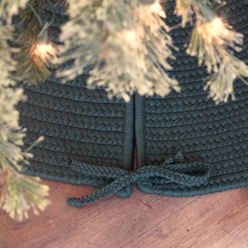 Solid Braided Tree Skirts | Colonial Mills