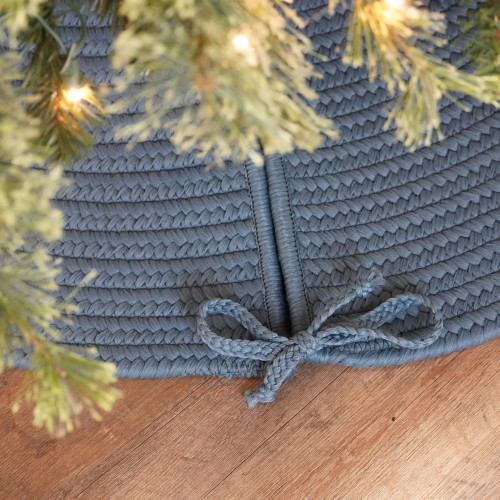 Solid Braided Tree Skirts | Colonial Mills