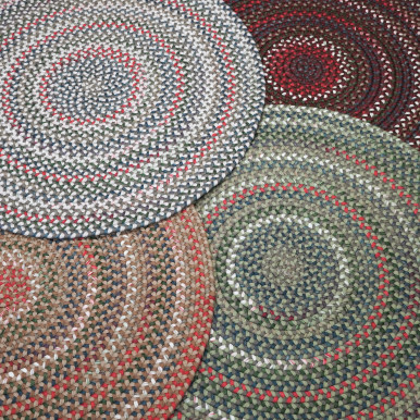 Heartsfield Braid Round Rugs | Colonial Mills