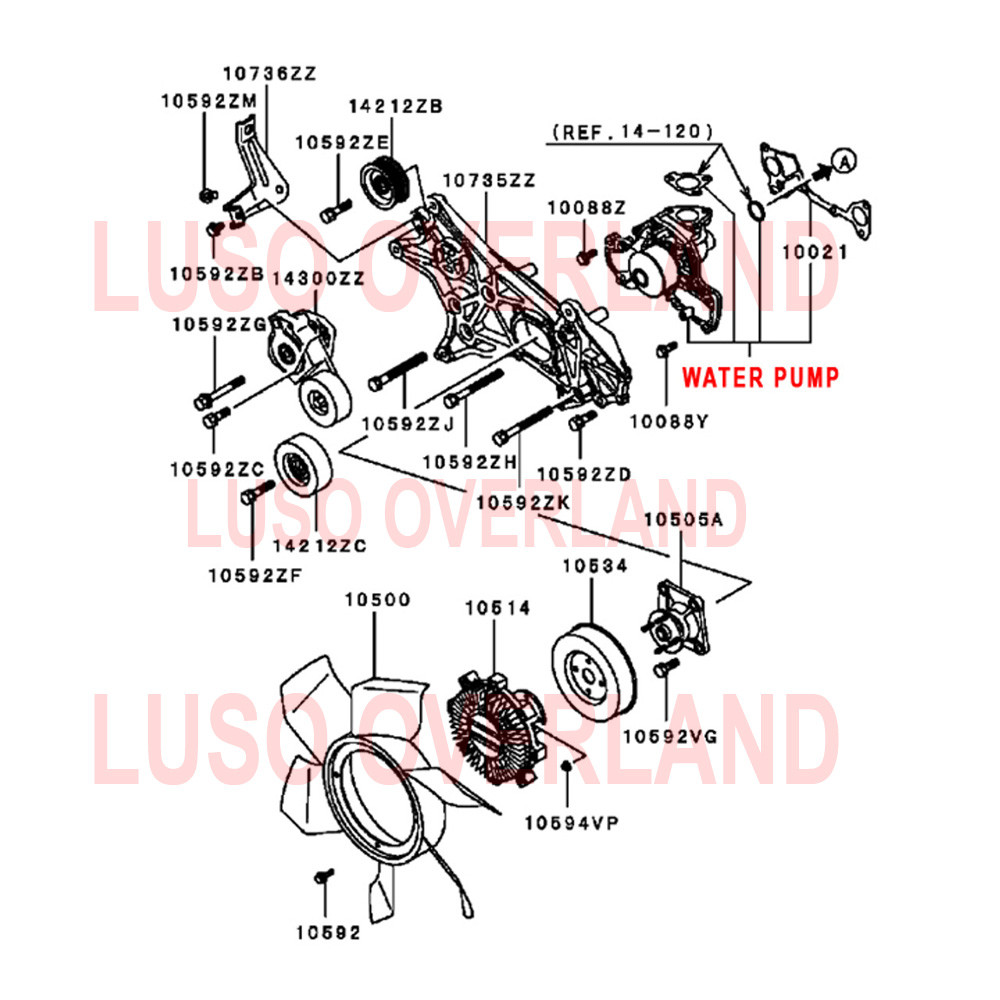 MONTERO Gen3 - OEM Timing Belt Kit