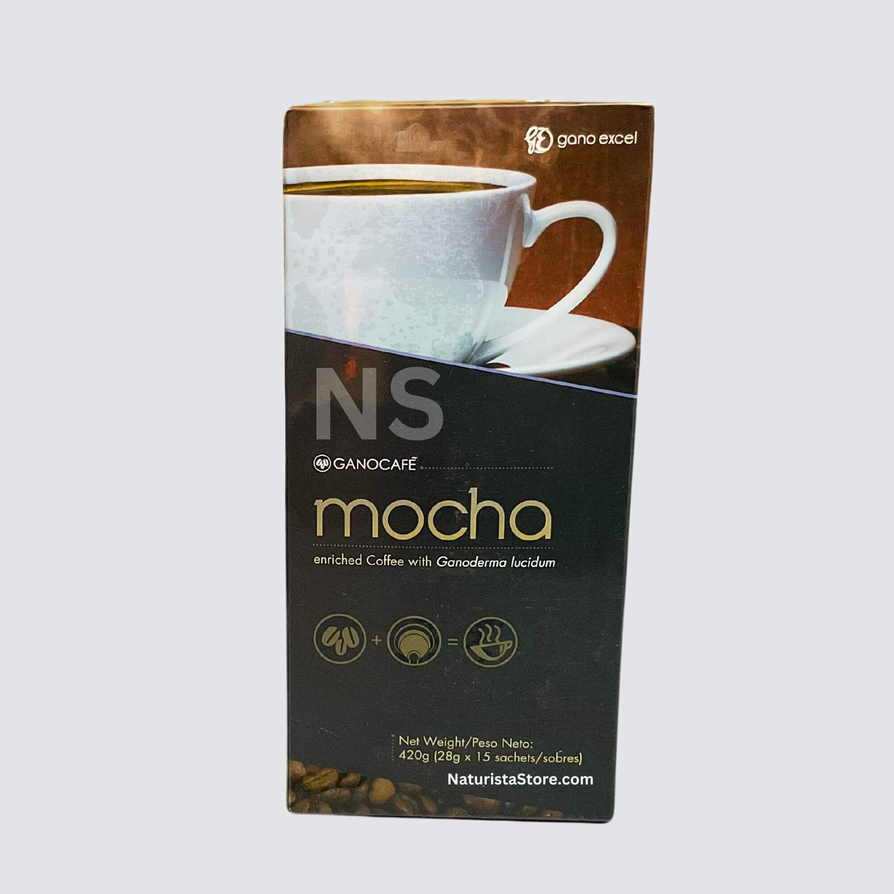 Ganocafe Mocha enriched Coffee with Ganoderma Lucidum 420g 15 sachets ...