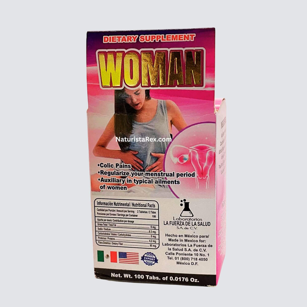 Mujer Daily Natural Ovary Support 100 Tablets of 500mg