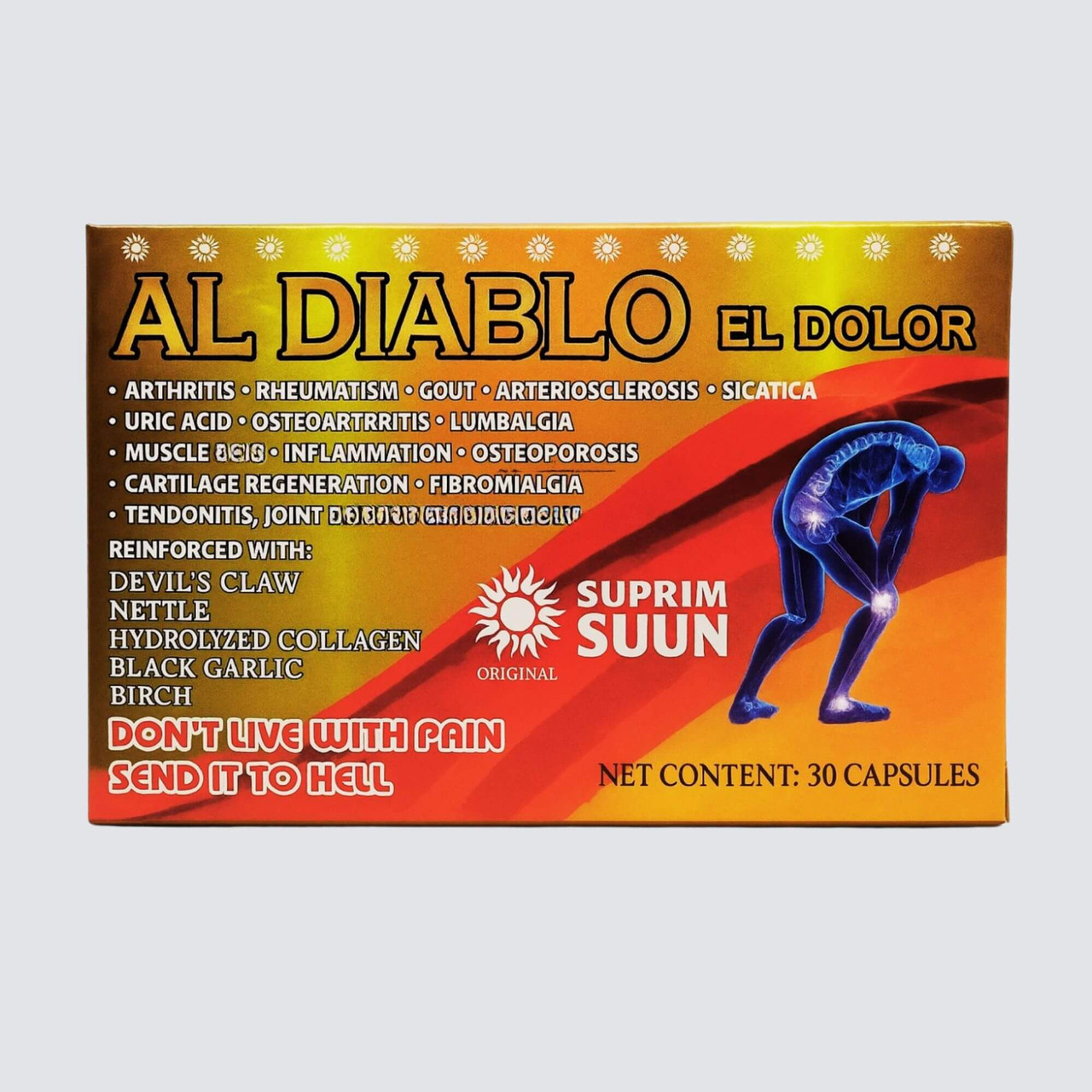 Al Diablo 30 Capsules Herbs of Traditional Use