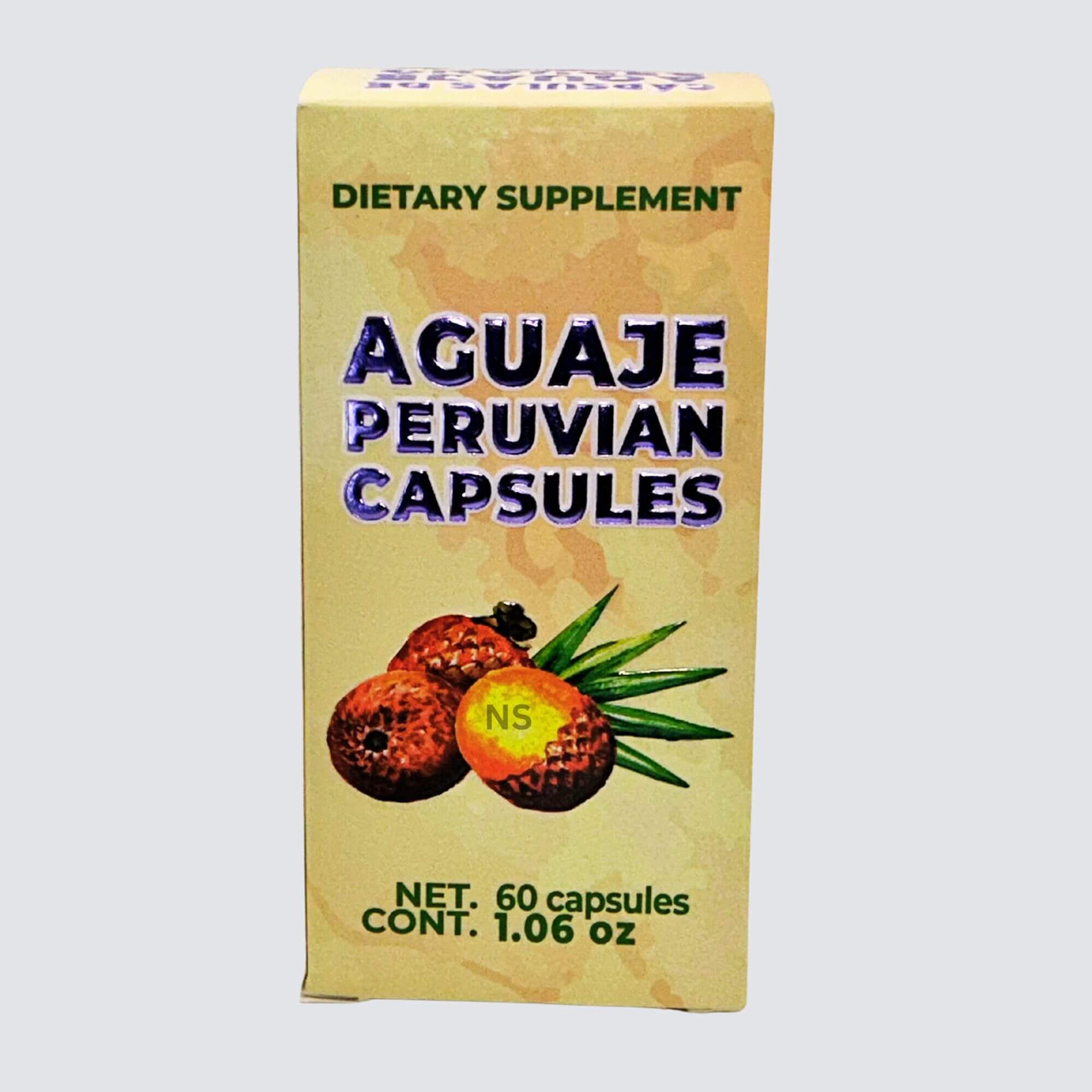 Aguaje Peruvian Capsules Dietary Supplement for Women Herbolaria ...
