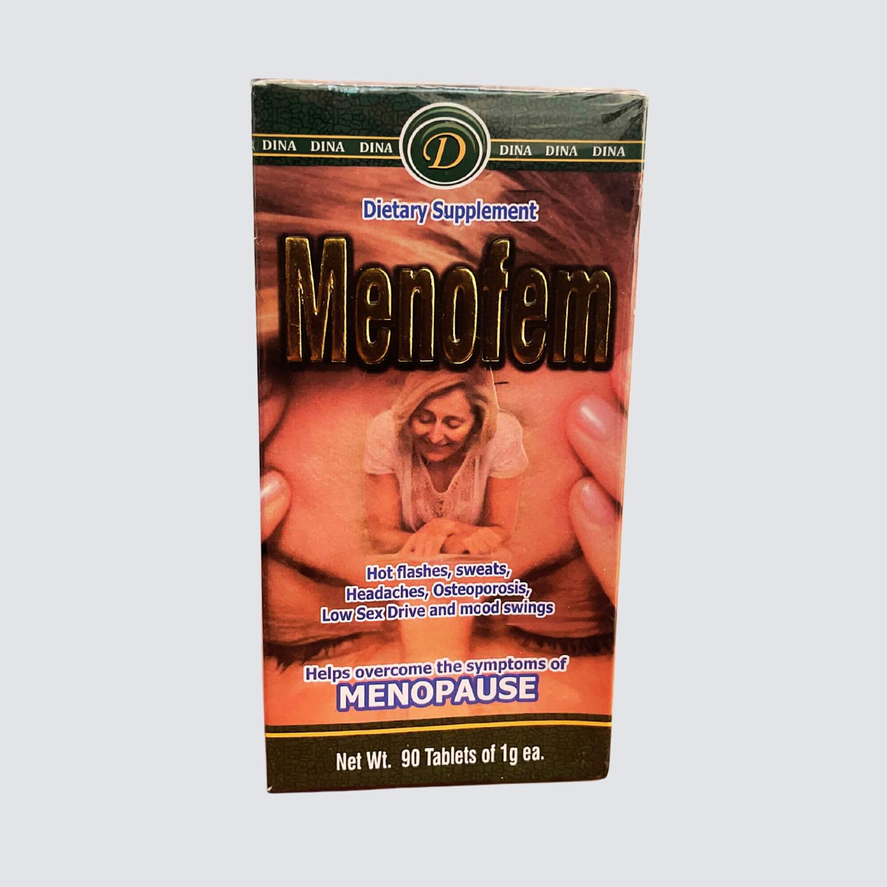 DINA Menofem | Dietary Supplement 90 Tablets ( 1 mg. ea.)