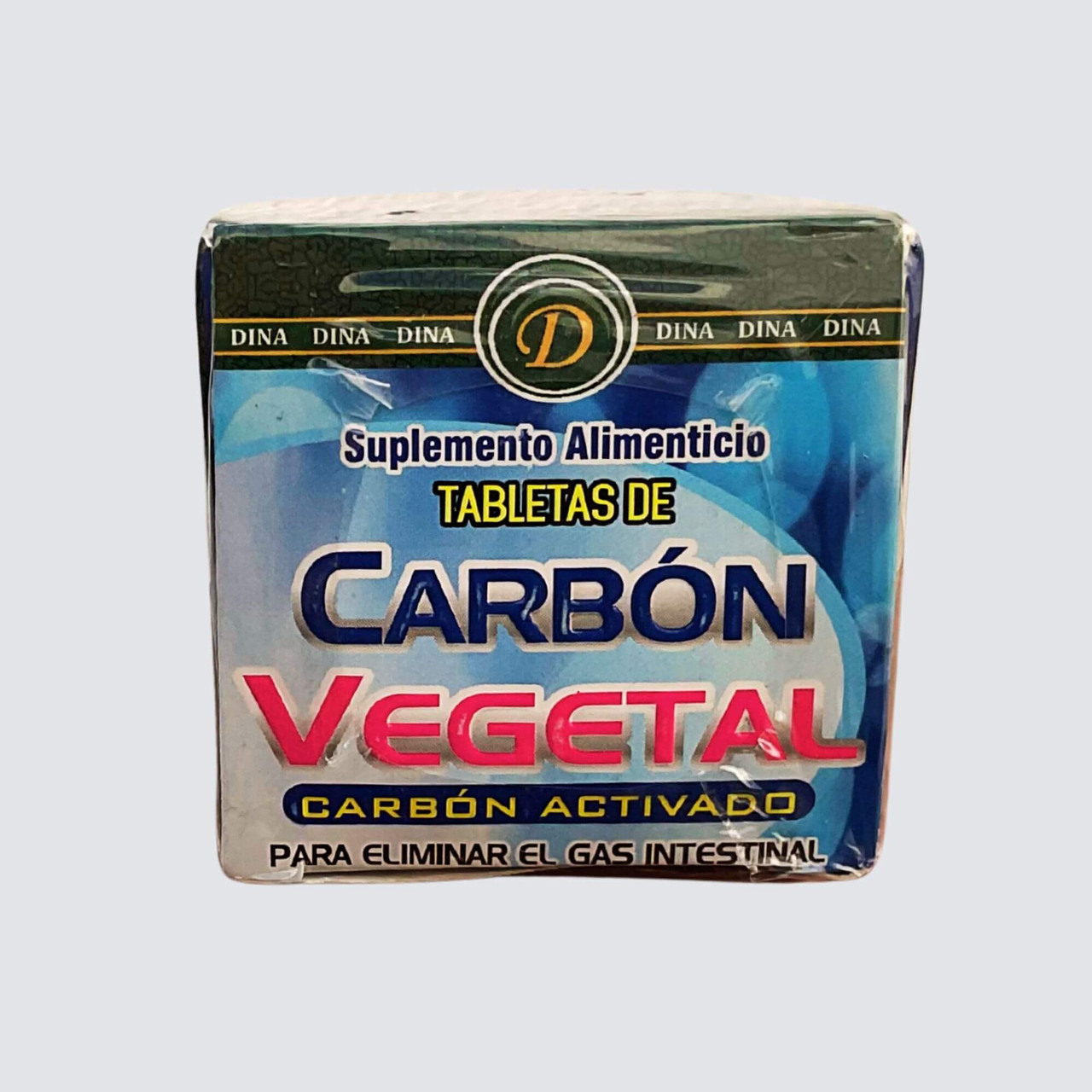 DINA Charcoal | Dietary Supplement | 90 Tablets ( 1 mg. ea.)