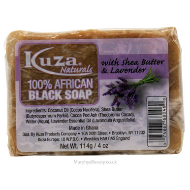 Kuza | 100% African Black Soap Shea Laven (4oz)