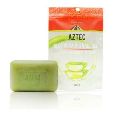 AZTEC ALOE VERA & SNAIL GEL ANTI AGING SOAP 180g