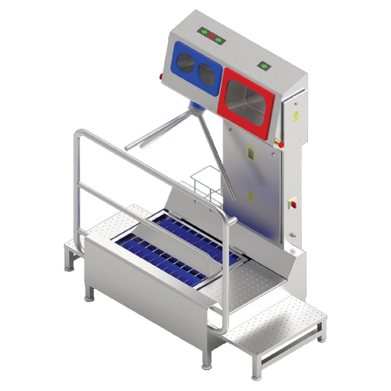 Turnstile Hygiene Station - Boot Wash, Hand Wash and Sanitise (Cabinet ...
