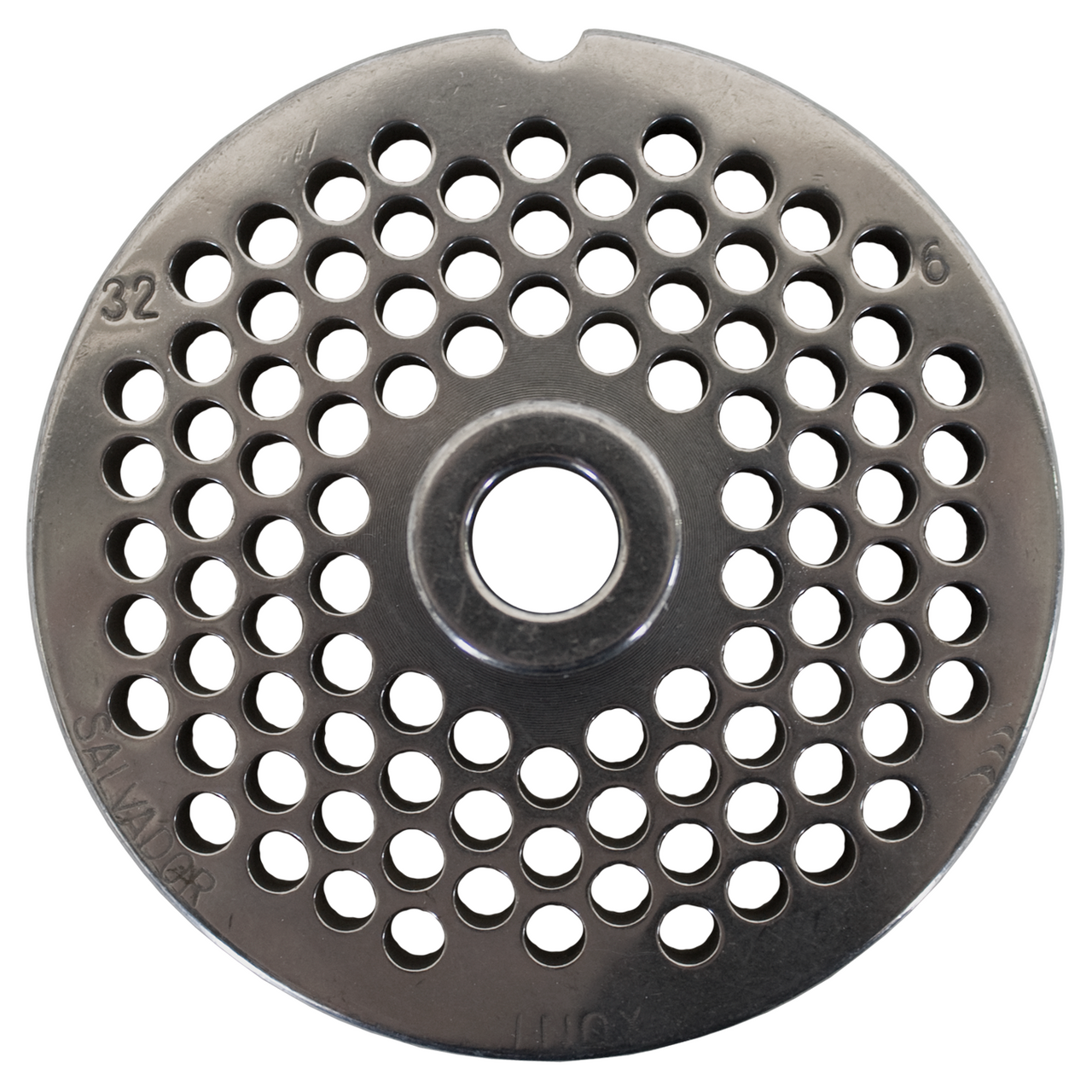 Round Mincer Plate 6mm holes - Part for #32 Mincer - Mitchell ...