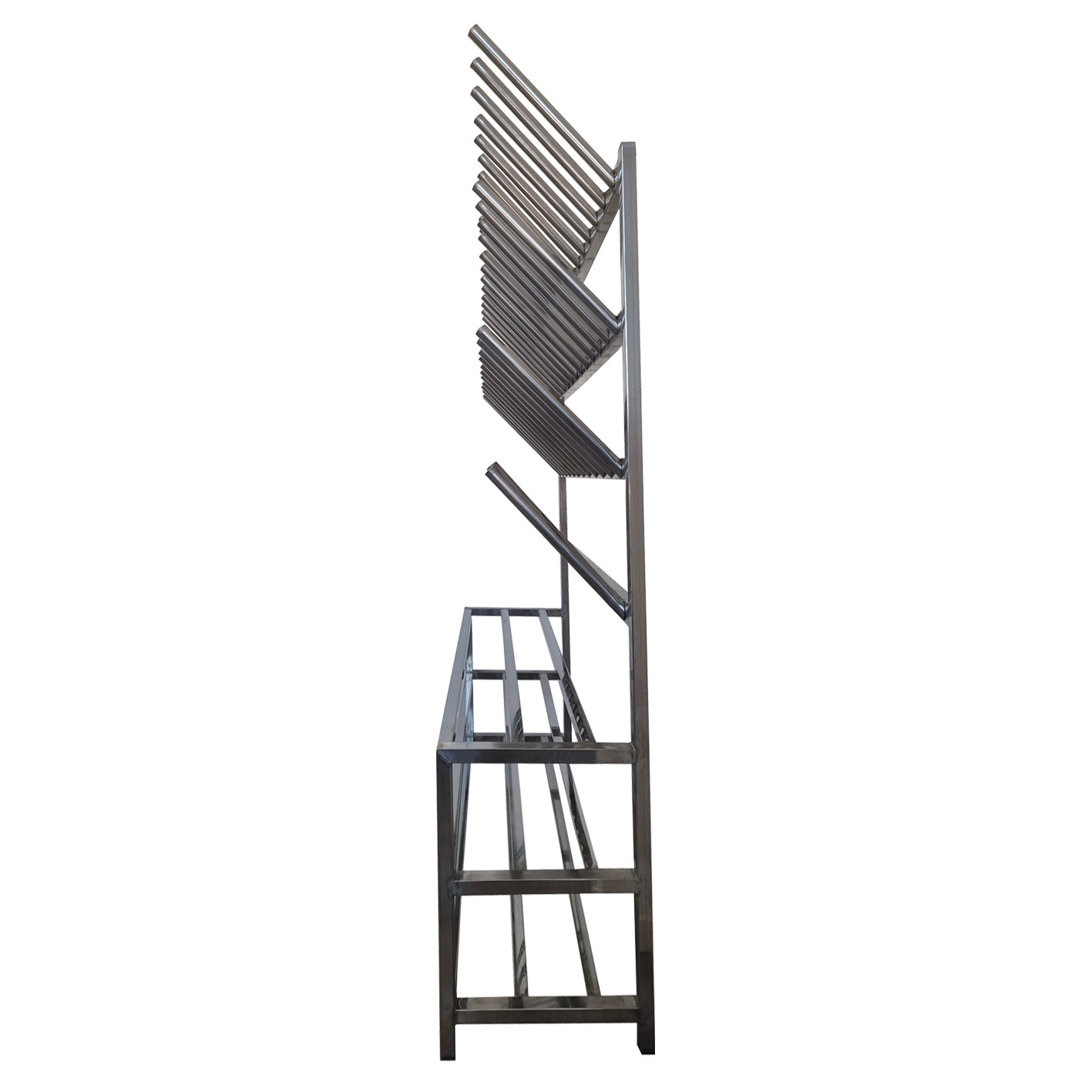Boot Rack & Bench 24 Pairs Boot - Mitchell Engineering Food Equipment
