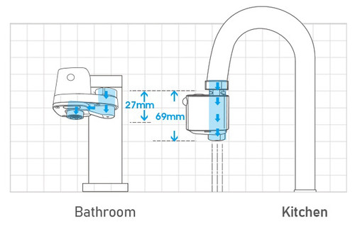 Bathroom Sensor Tap Adaptor - Mitchell Engineering Food Equipment