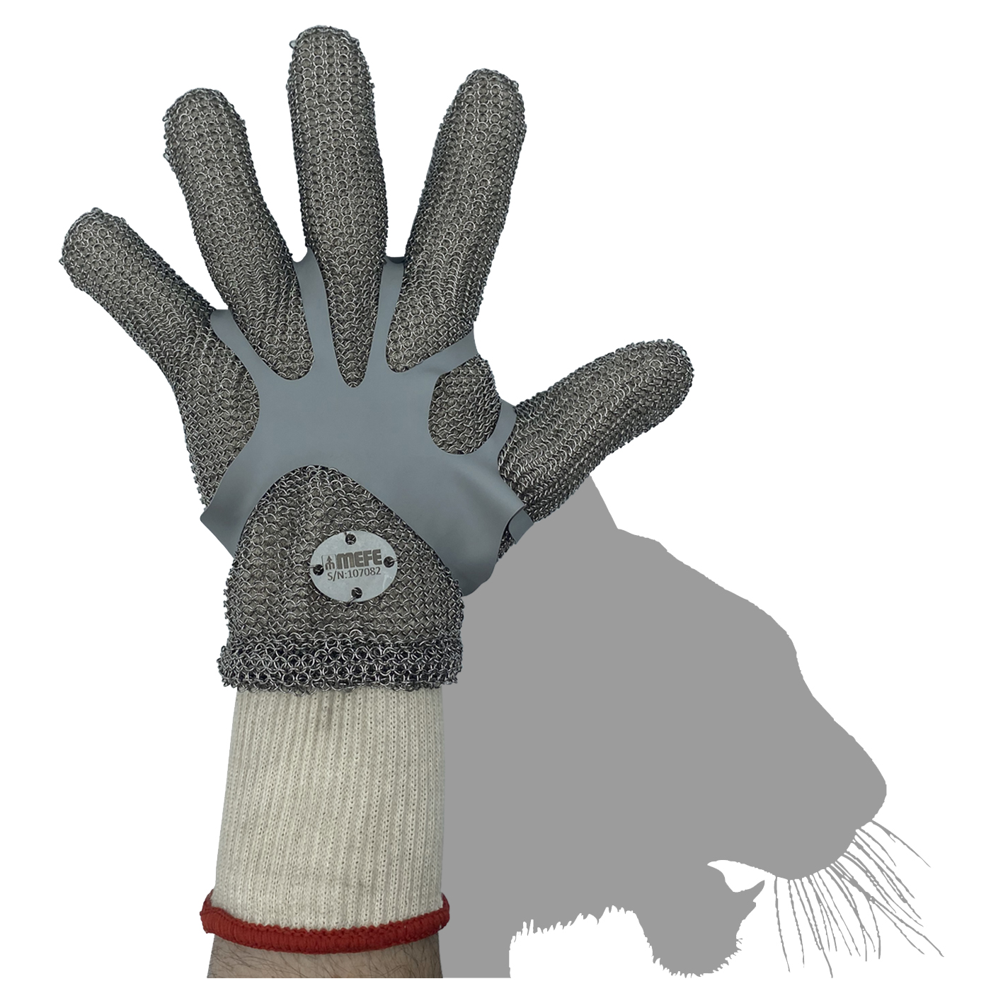 Stainless Steel Chain Mesh Glove - Full Hand (Tiger Spring) - Mitchell ...