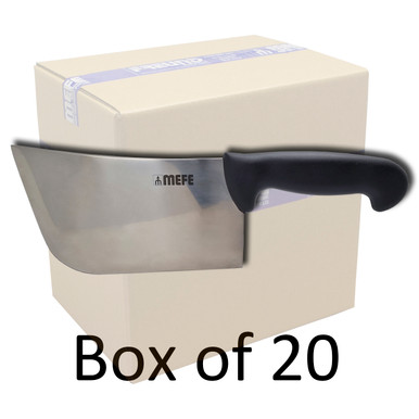 Box of 20 - 8"/21cm Butchers Chopper - Black PP Handle [18+]