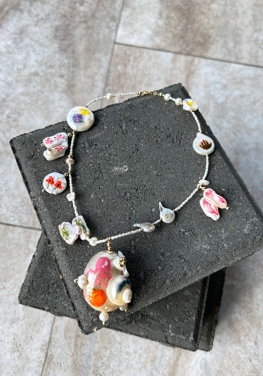 Isshi Memory Necklace - Pearl - LE POINT