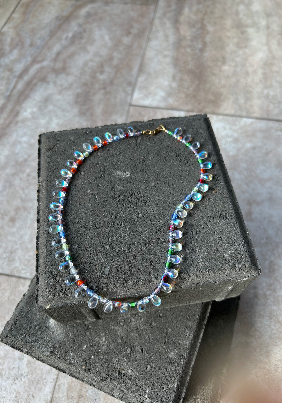 Isshi Raindrop Necklace - Cool - LE POINT