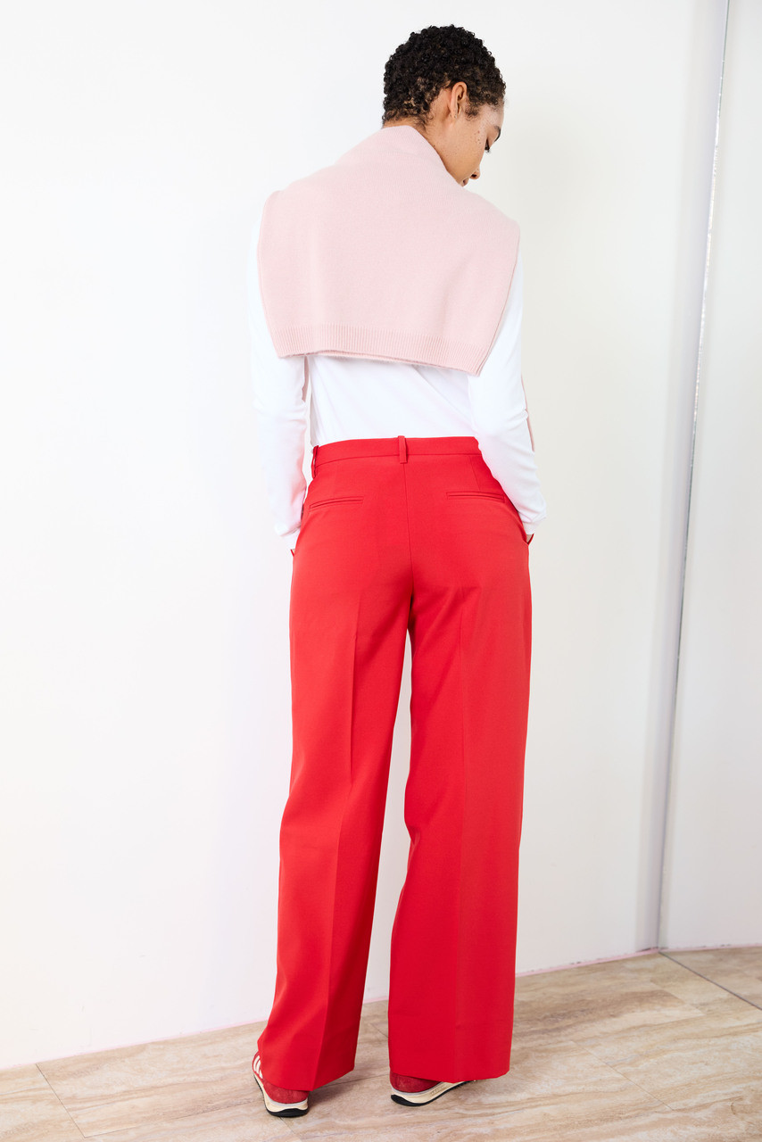 Sandy Liang Glass Pants - Red - LE POINT