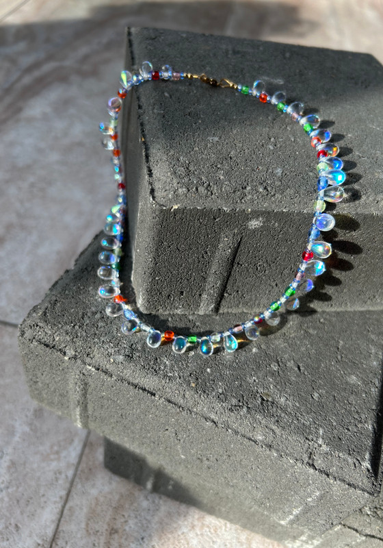 Isshi Raindrop Necklace - Cool - LE POINT