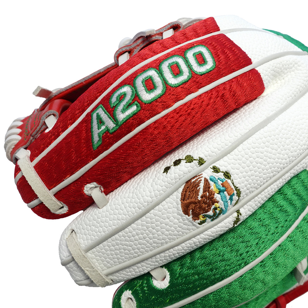 CUSTOM WILSON A2000 1786 - WBW103551115 - MX FLAG - 11.5" BASEBALL ...