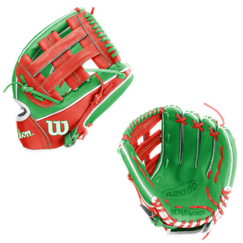 CUSTOM WILSON A2000 DW5 - MX - 12" BASEBALL GLOVE - San Diego Baseball ...
