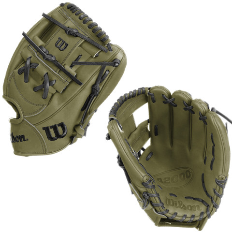 CUSTOM WILSON A2000 1787 - AGBK - 11.75" BASEBALL GLOVE - San Diego ...