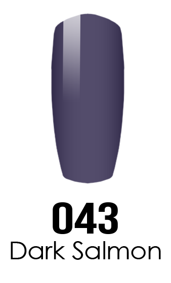 DND DC Duo Gel #043 DARK SALMON - SUPPLY US LLC