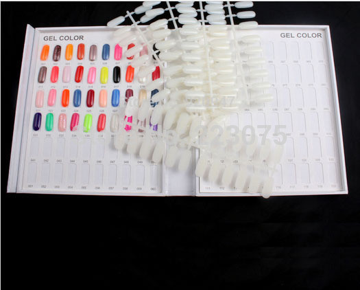 120 Tips For Color Chart Display Nail Book Natural - SUPPLY US LLC