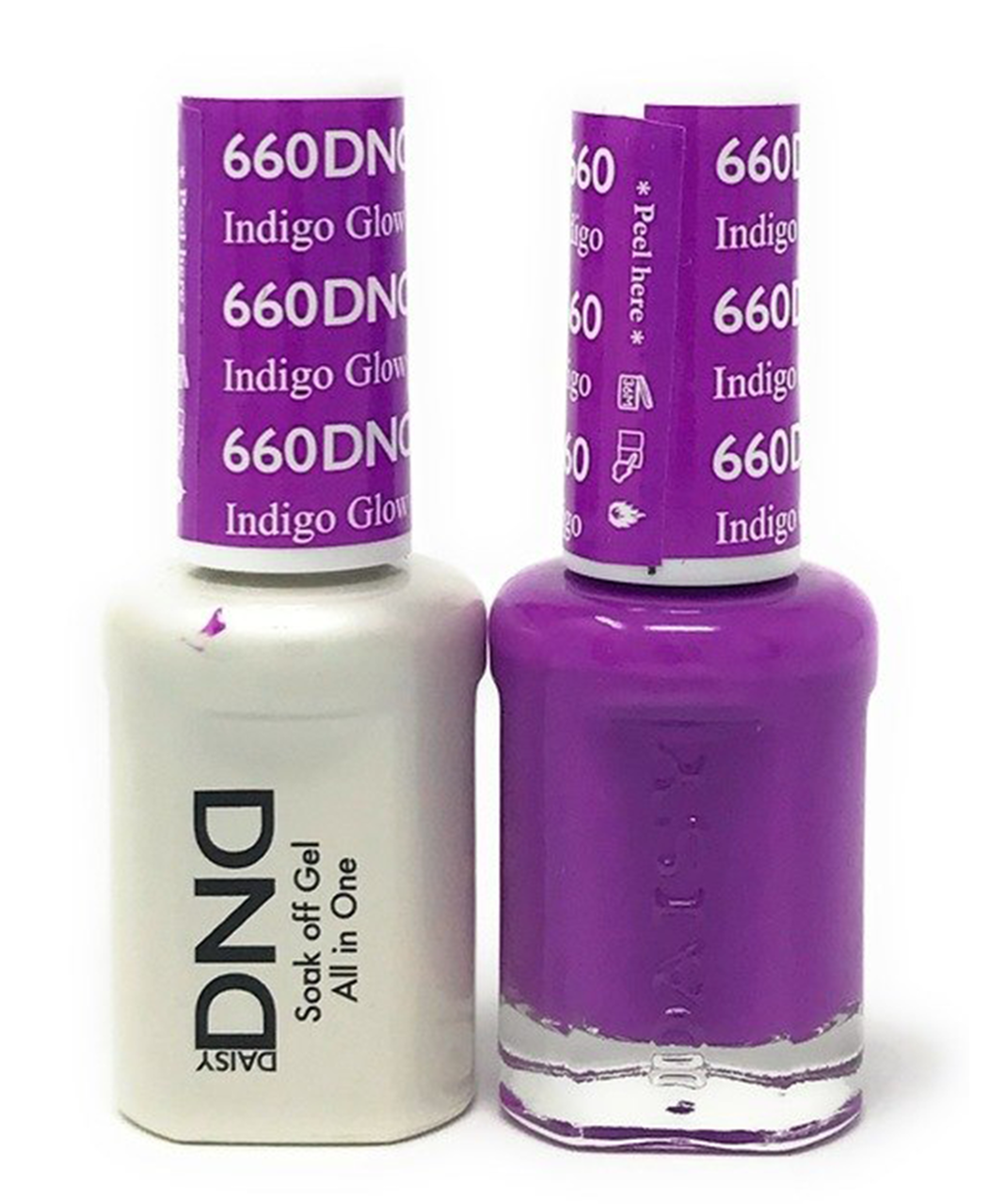 DND Duo Gel #660 INDIGO GLOW - SUPPLY US LLC