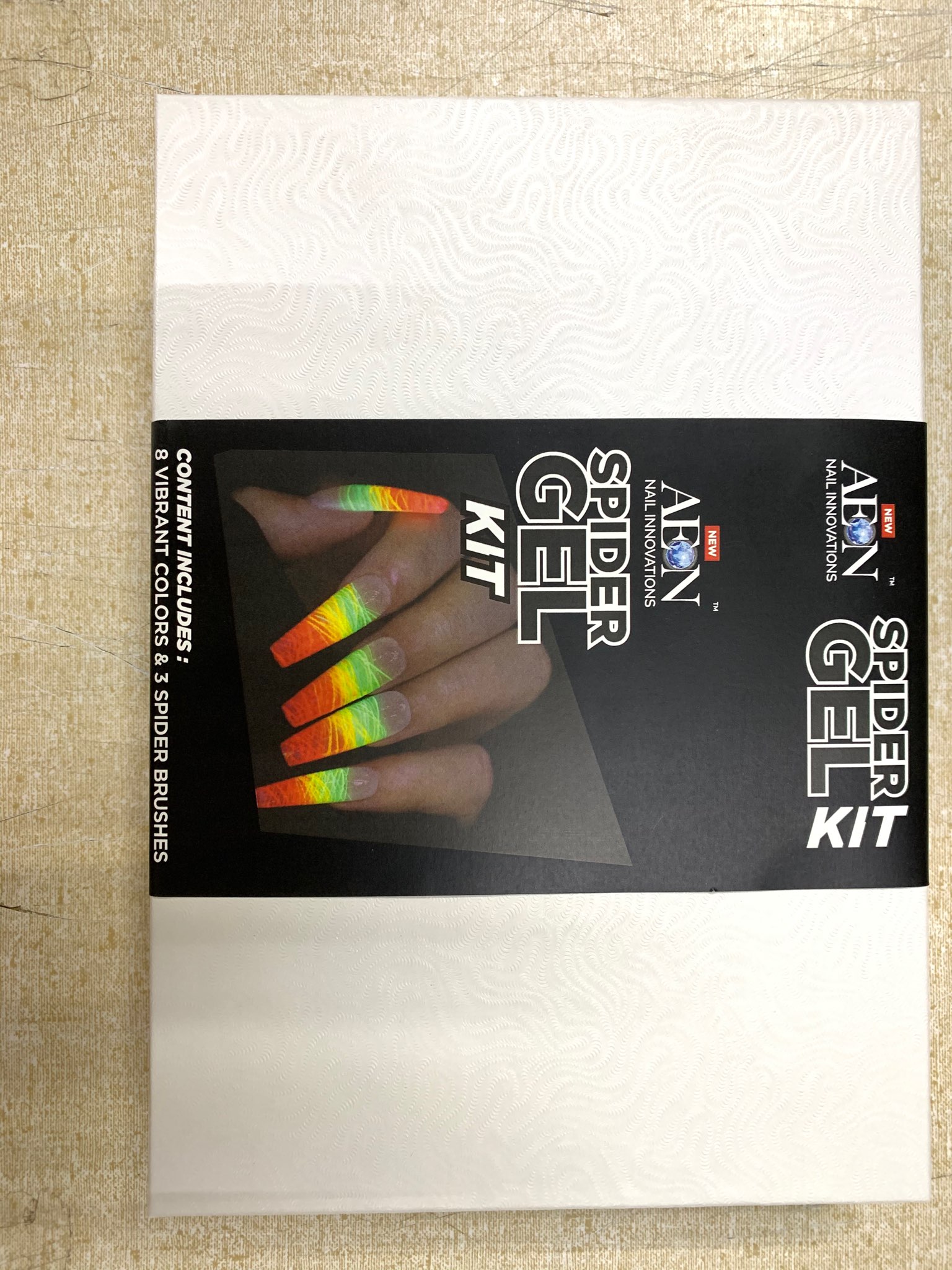 Aeon Spider Gel Glow In The Dark (set of 8) + Free 3 Design Brushes ...