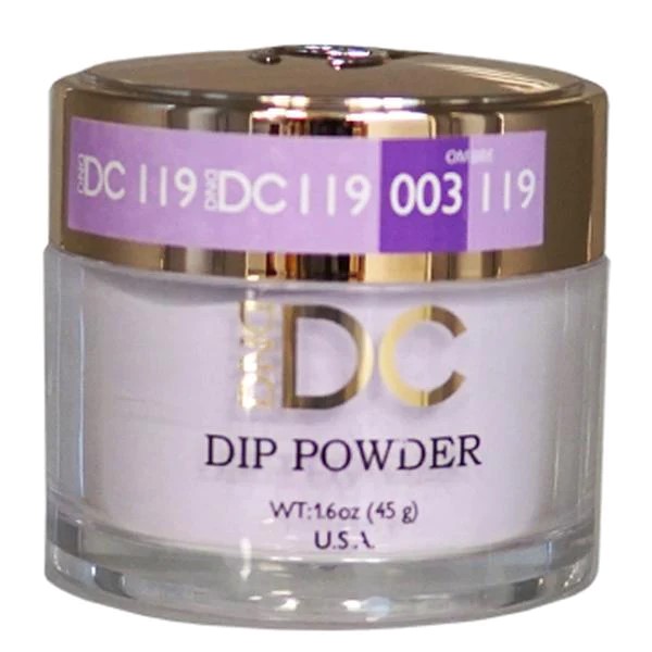 DND DC DIPPING POWDER - DC119 Frosty Taro - US Nail Supply LLC