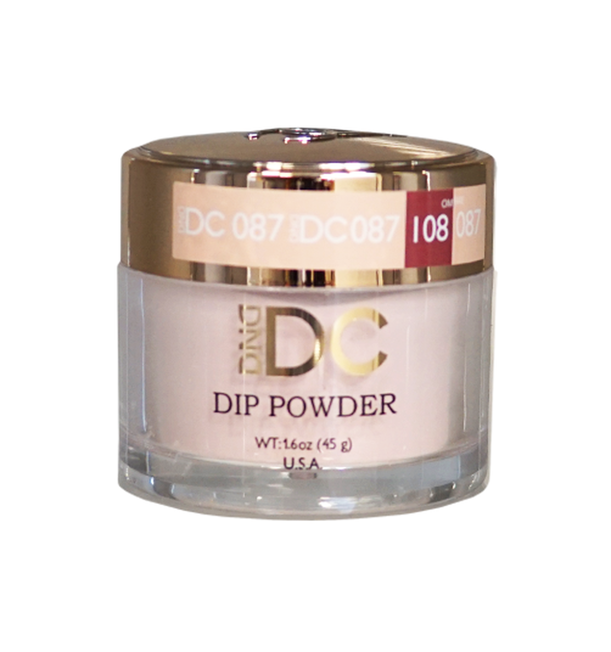 DND DC DIPPING POWDER - DC087 Rose Powder - US Nail Supply LLC