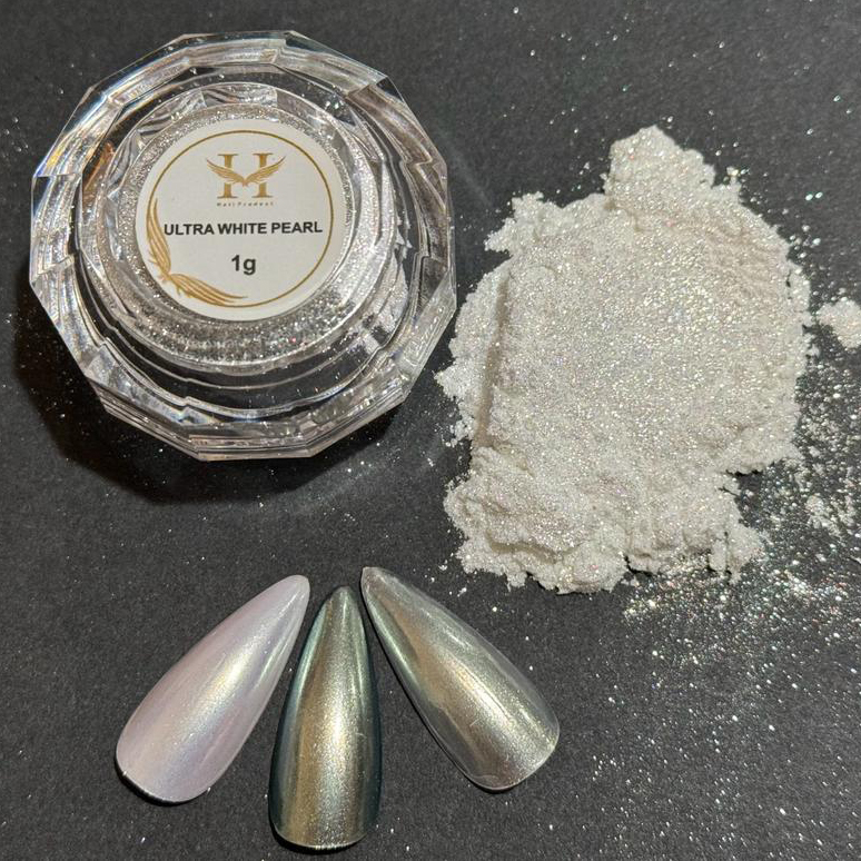 HANG Chrome Effects Powder - Ultra White Pearl Chrome #2 1G - SUPPLY US LLC