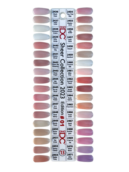 DND DC Duo Gel #2443 Sheer Sugar - US Nail Supply LLC