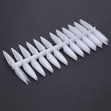 Nail Tip Color Chart 240 Pcs Long Sharp (Clear) - SUPPLY US LLC