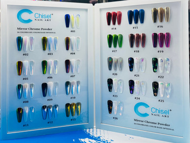 Chisel Mirror Chrome 26 Colors + Free 1 Black Diamond Top + 1 Color ...