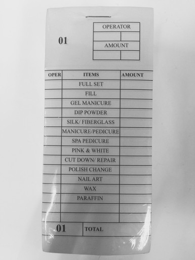 Ticket Book 10pcs - US Nail Supply LLC