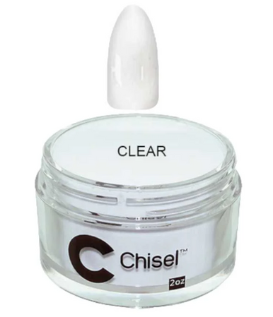 Chisel Dip Powder 2oz - Clear - US Nail Supply LLC