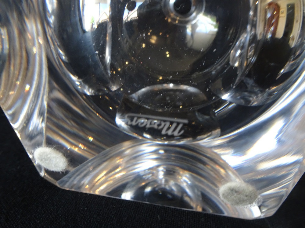 Rare Vintage Moser Art Deco Style Crystal Decanter