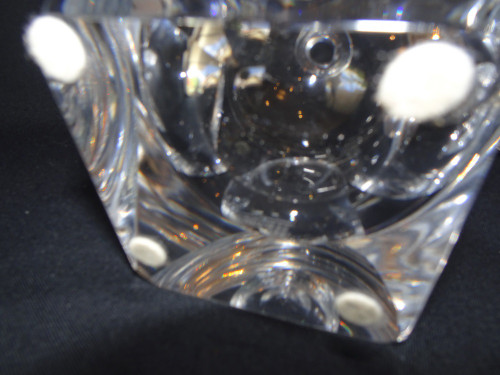 Rare Vintage Moser Art Deco Style Crystal Decanter
