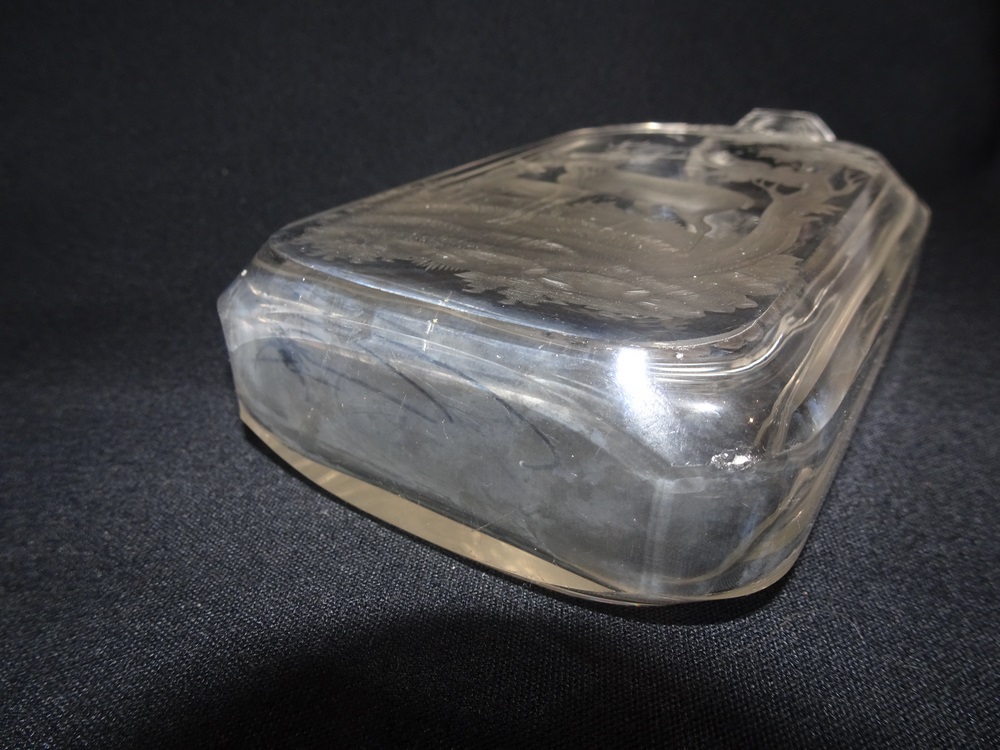 Antique Glass Liquor Flask