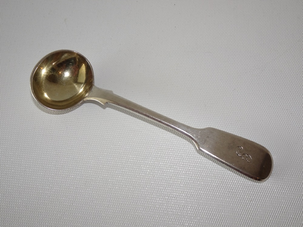 Antique Sterling Silver Mustard Spoon